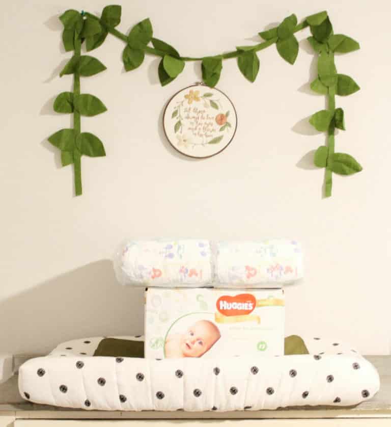 Creating the Perfect Changing Station | Joyful Messes