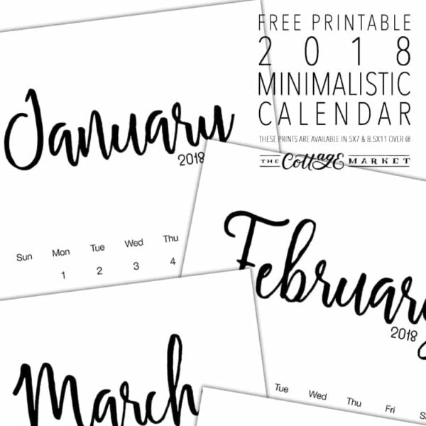 18 Free & Stylish 2018 Calendars and Planners to Roll In Like A ...