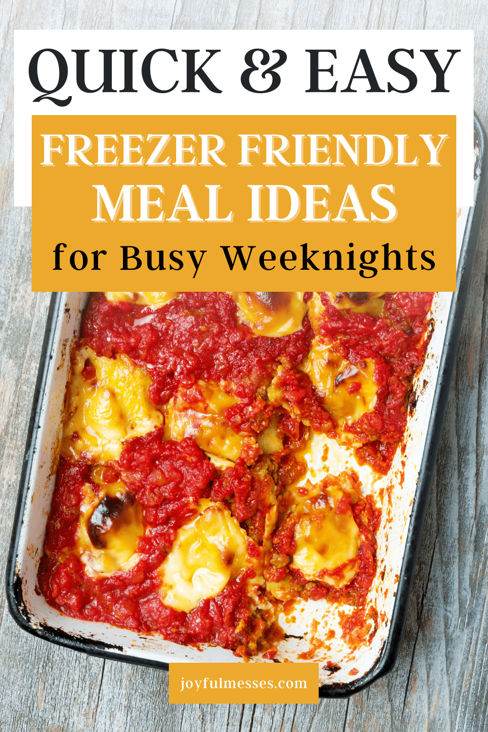 Friendly Freezer Meal Ideas | Joyful Messes